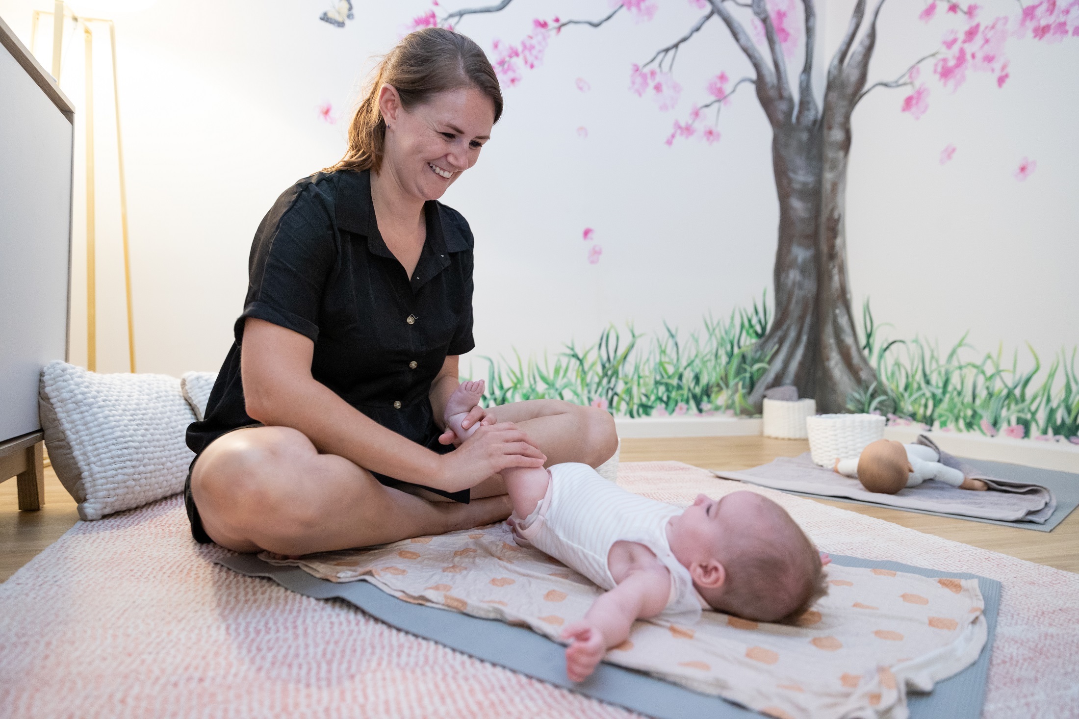 New infant massage service for parents and bubs