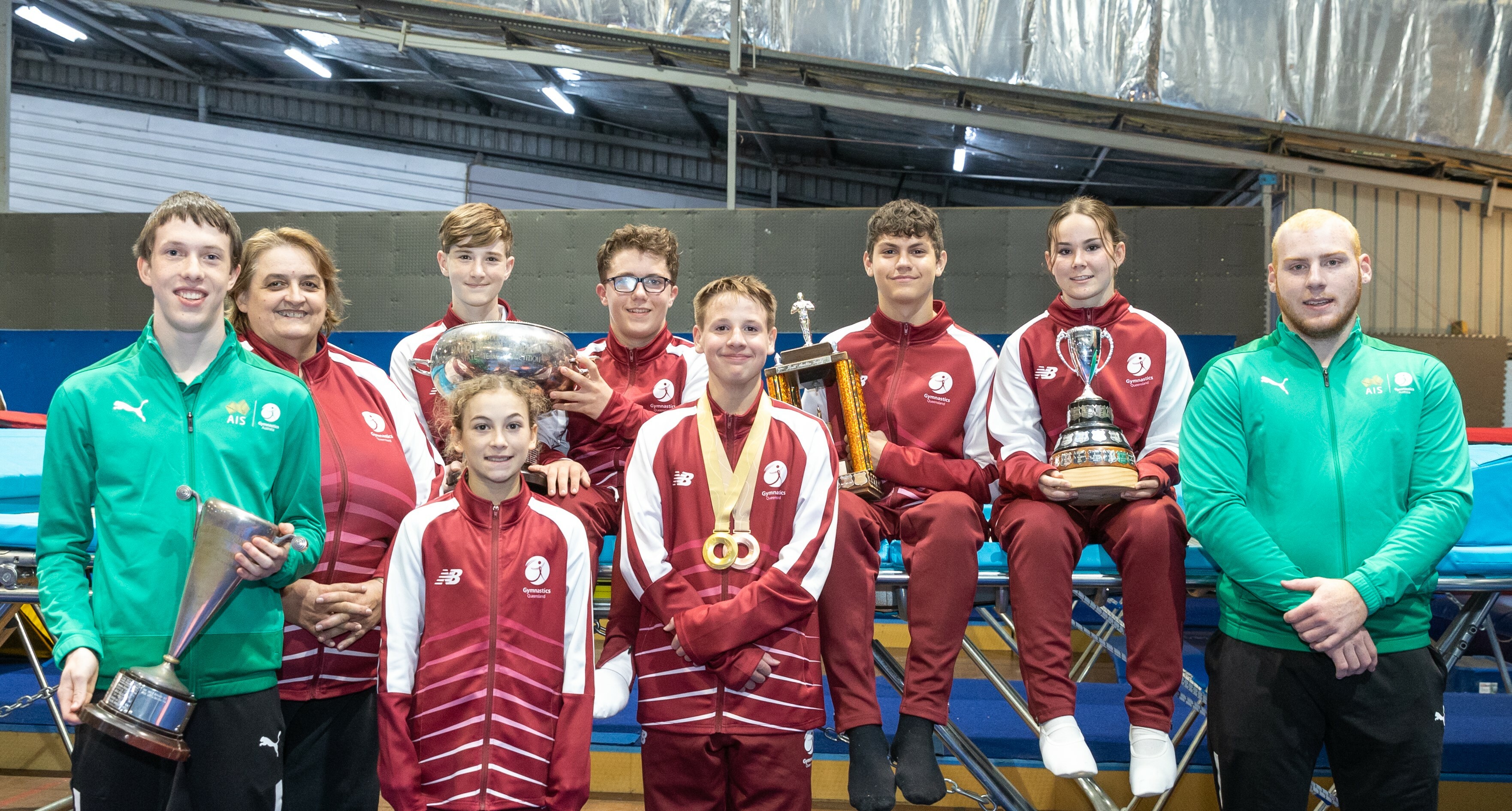 Golden show by young stars