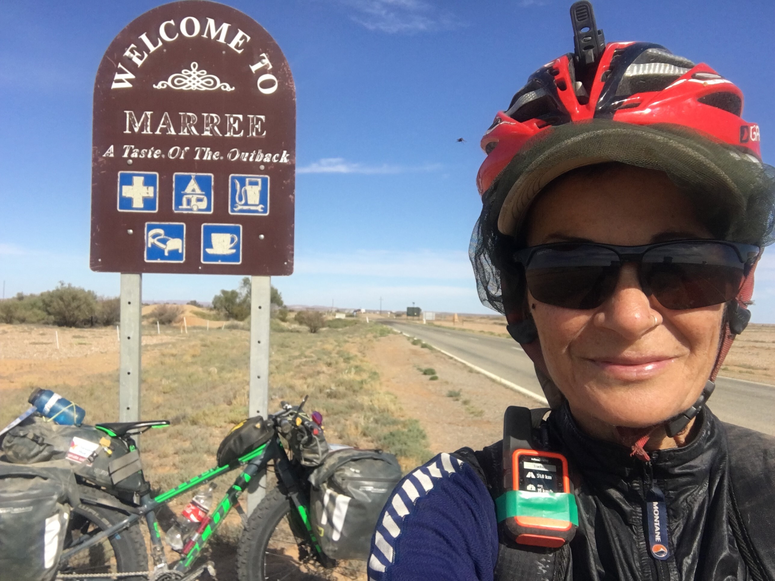 Maree reaches (and leaves) Marree on record ride