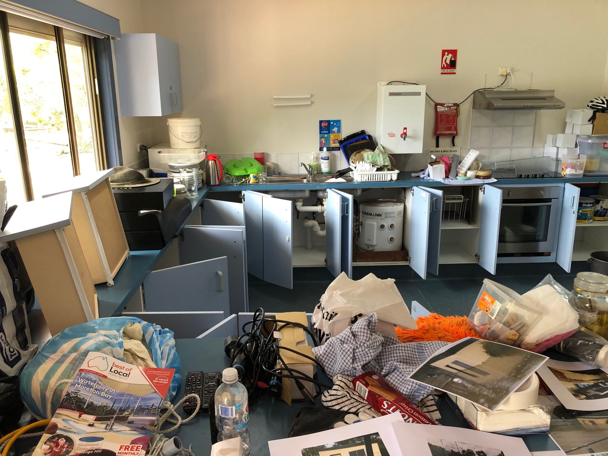 Work underway on flood-hit hall