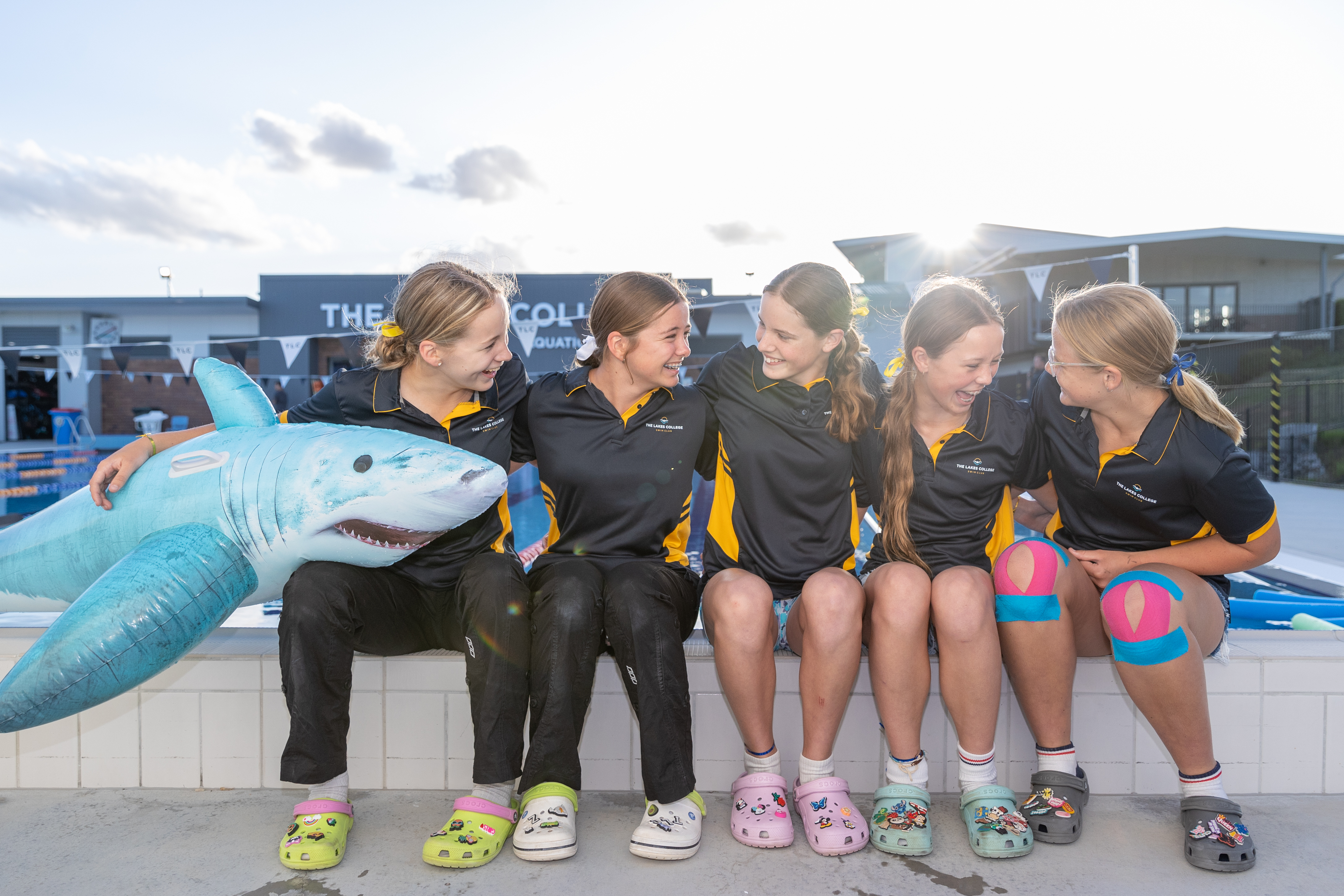 The Lakes College Swim Club makes a splash