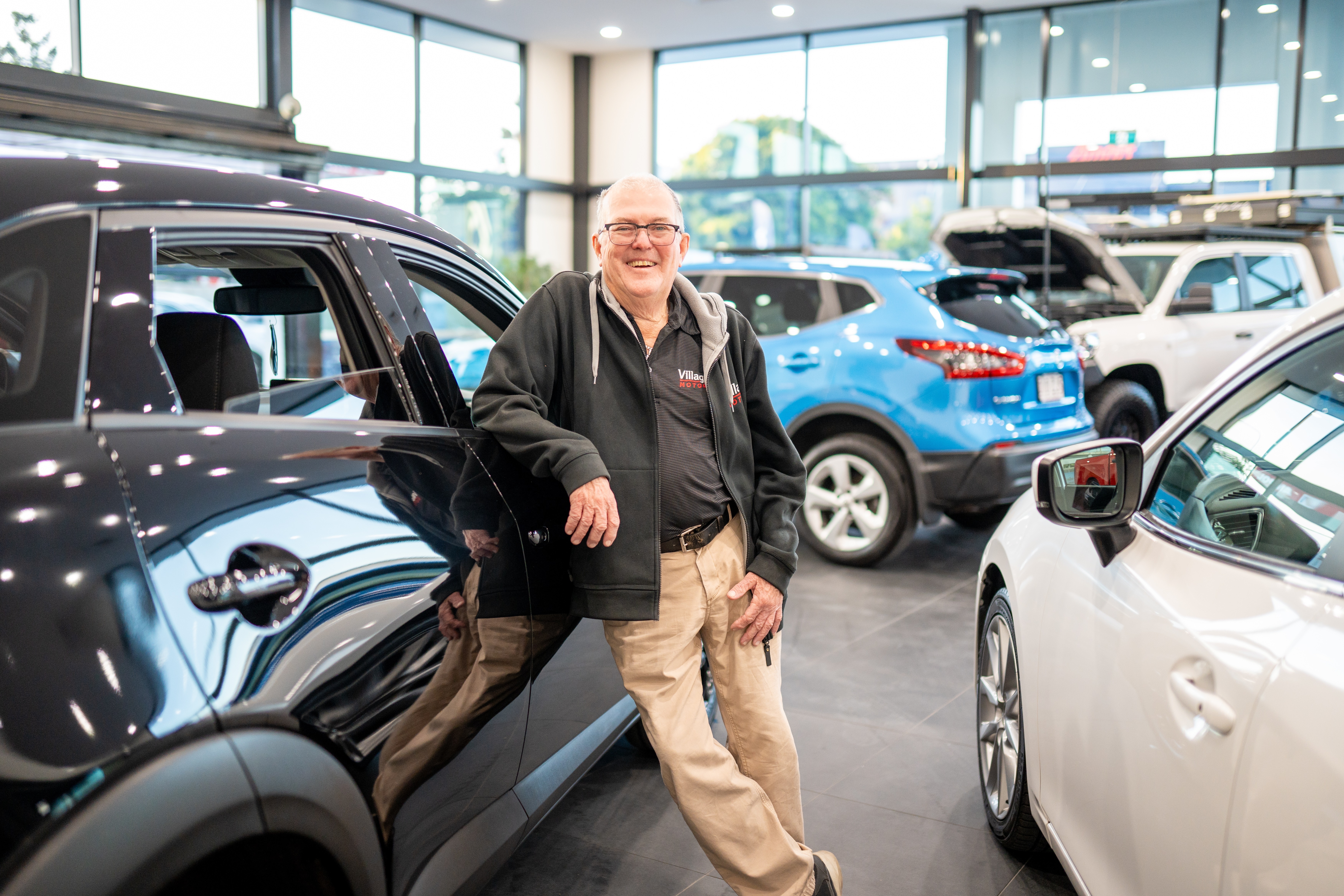 Driving off to retirement