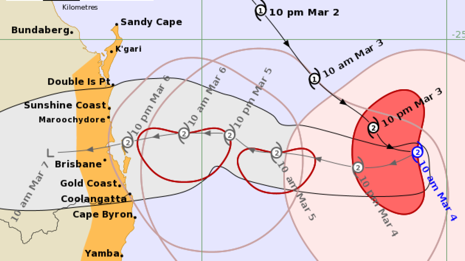 Tropical Cyclone Alfred - Moreton Bay
