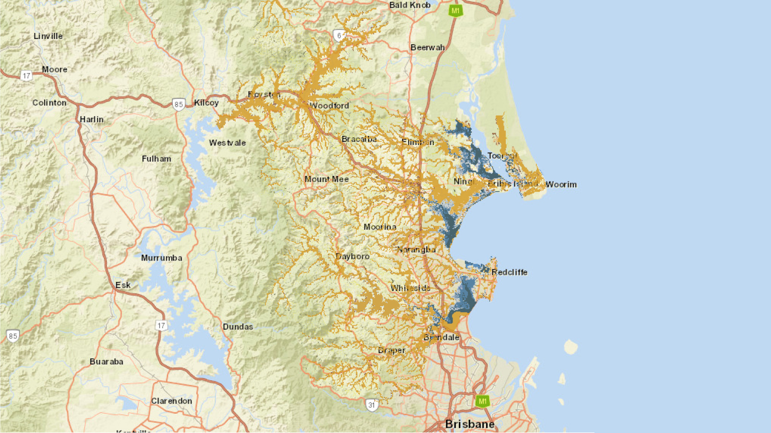 Tropical Cyclone Alfred: Moreton Bay flood maps show risk