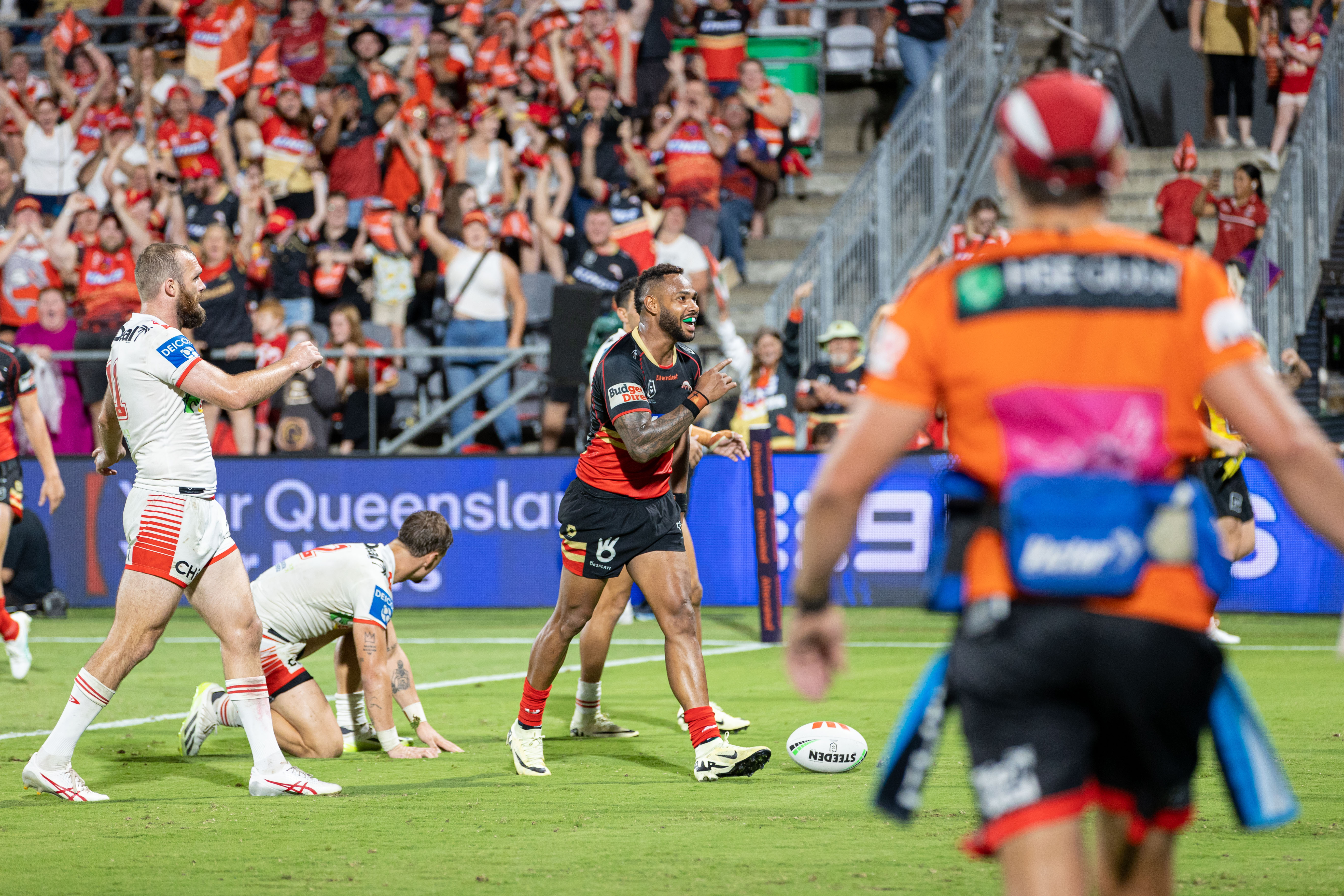 Dolphins NRL slay Dragons at Redcliffe