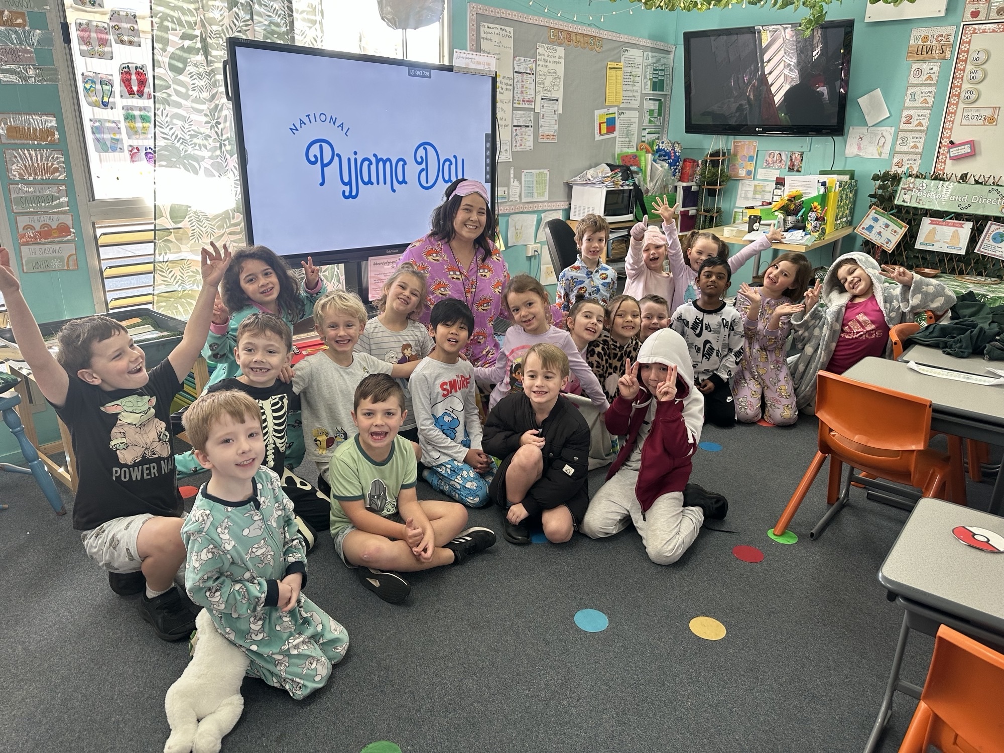 School swaps uniforms for pyjamas