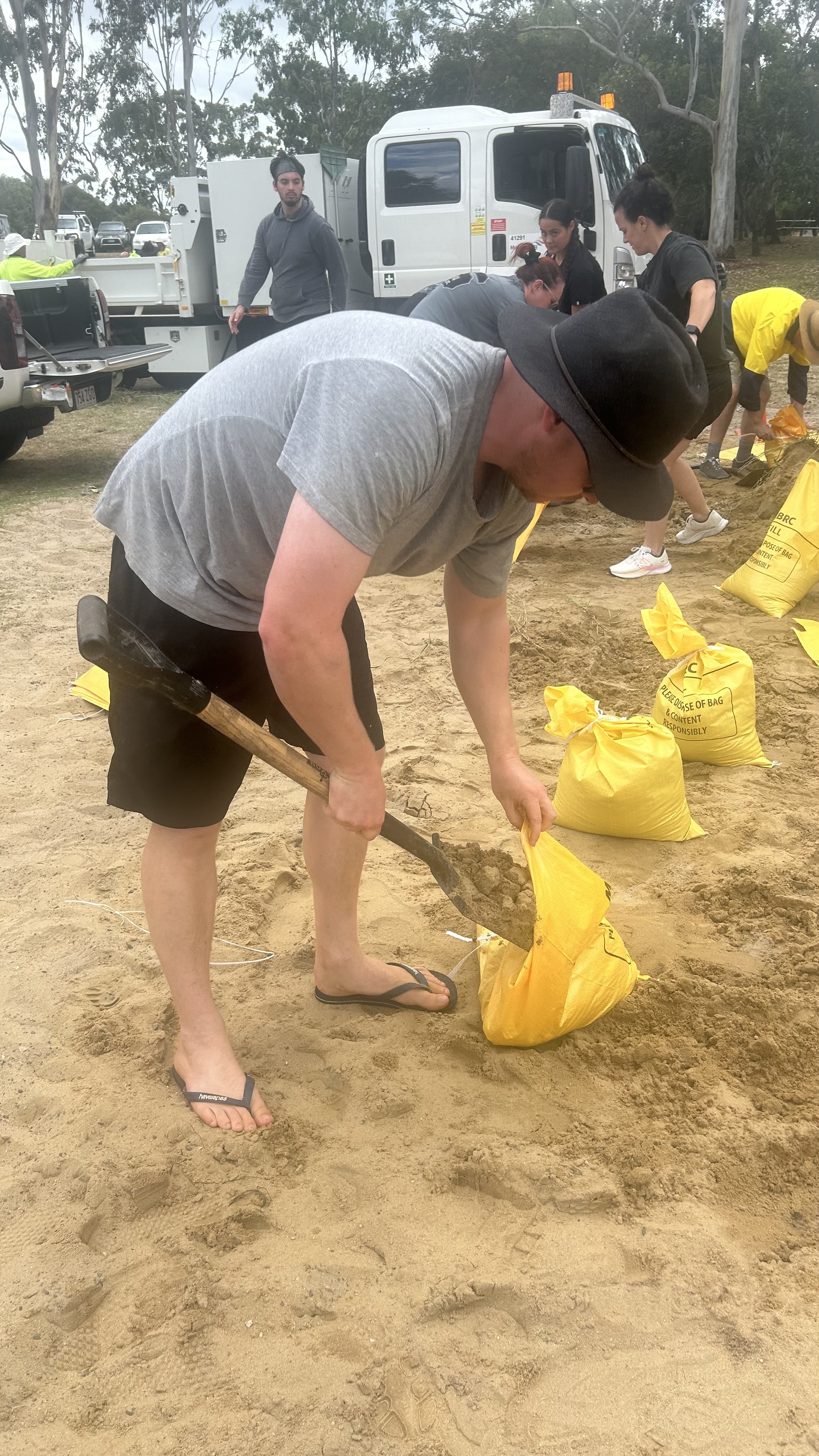 Tropical Cyclone Alfred: Sandbags ready