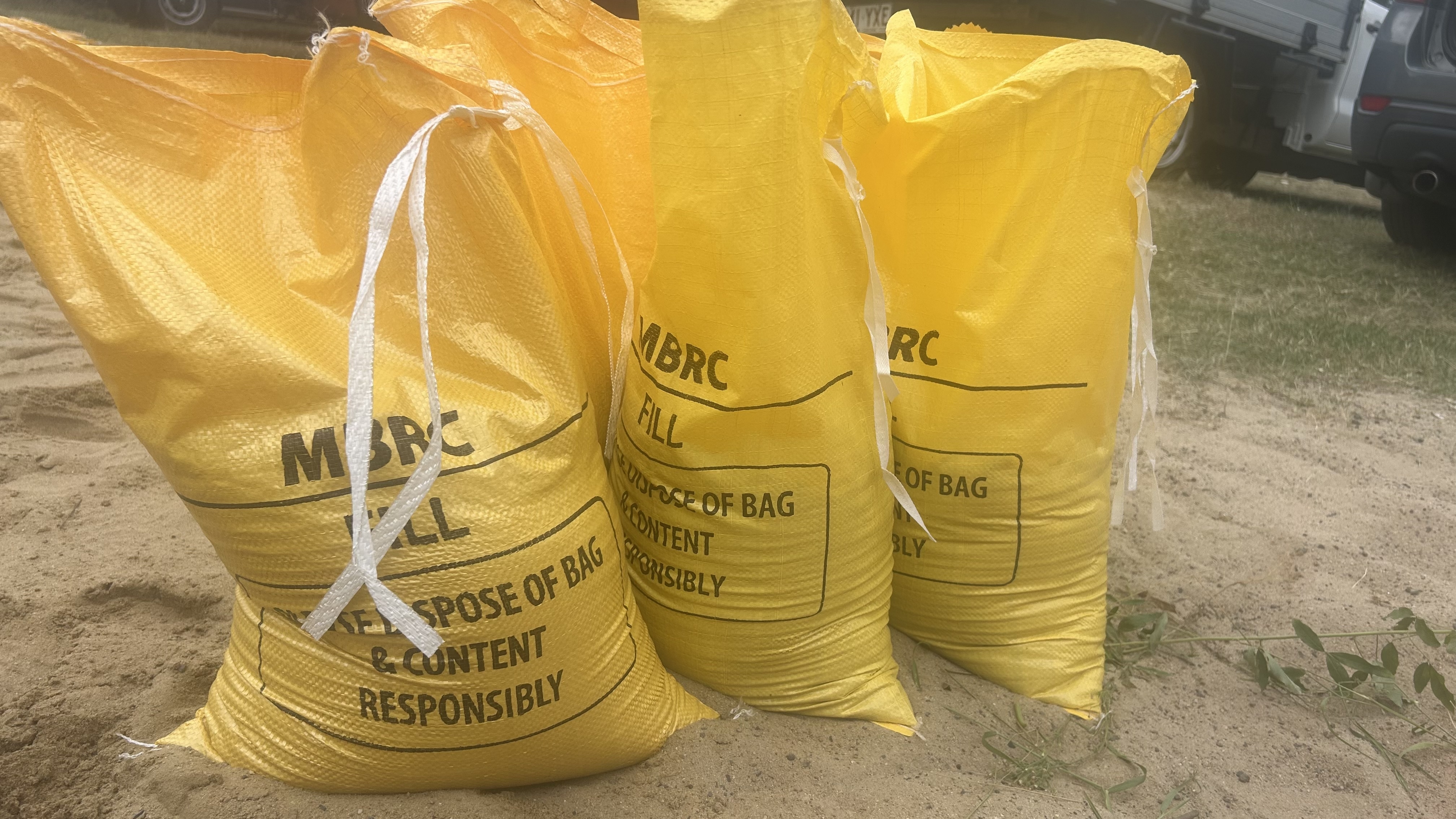 Tropical Cyclone Alfred: Sandbags ready