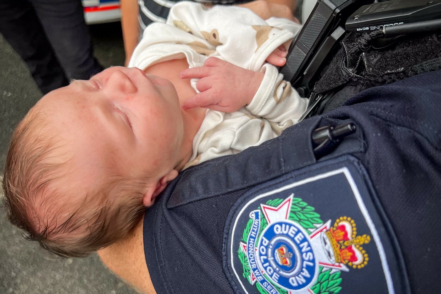 Baby born on the beat