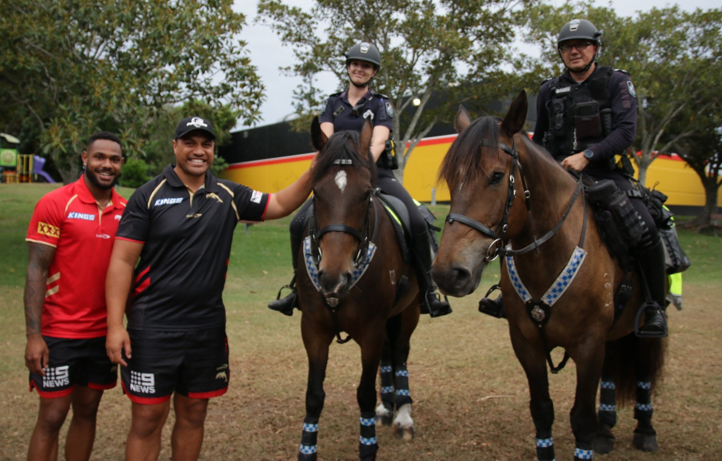 Dolphins NRL star wows at youth drop-in event
