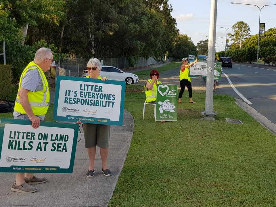 Litter campaign gets down to business