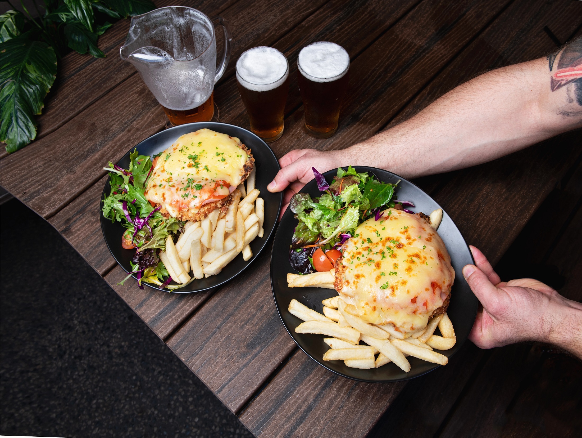 Tuck into a chicken parma to help Aussie farmers