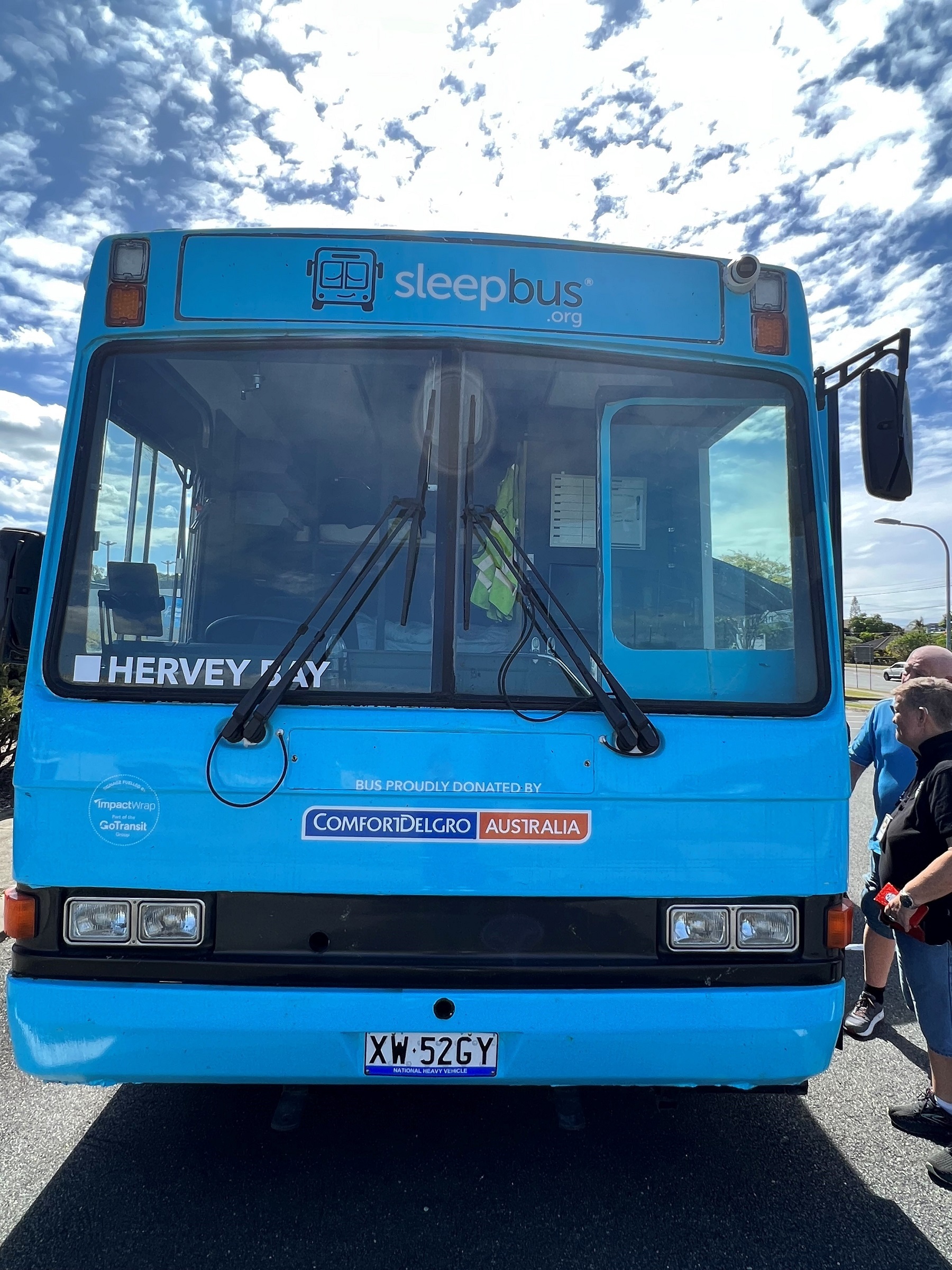 Redcliffe's first glimpse at sleepbus