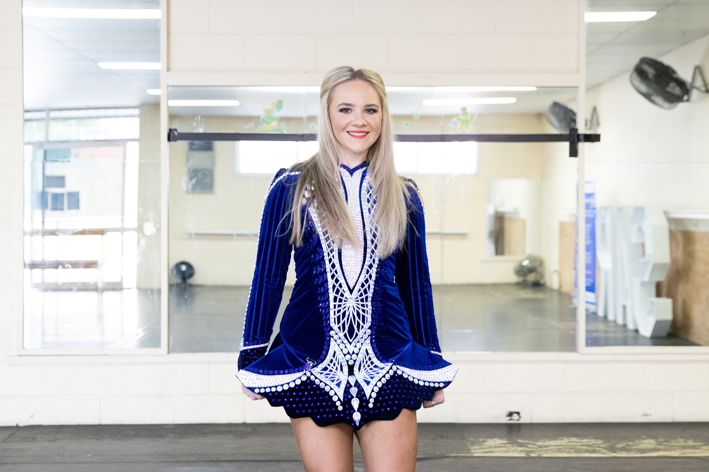 Chloe kicks her heels on the world stage