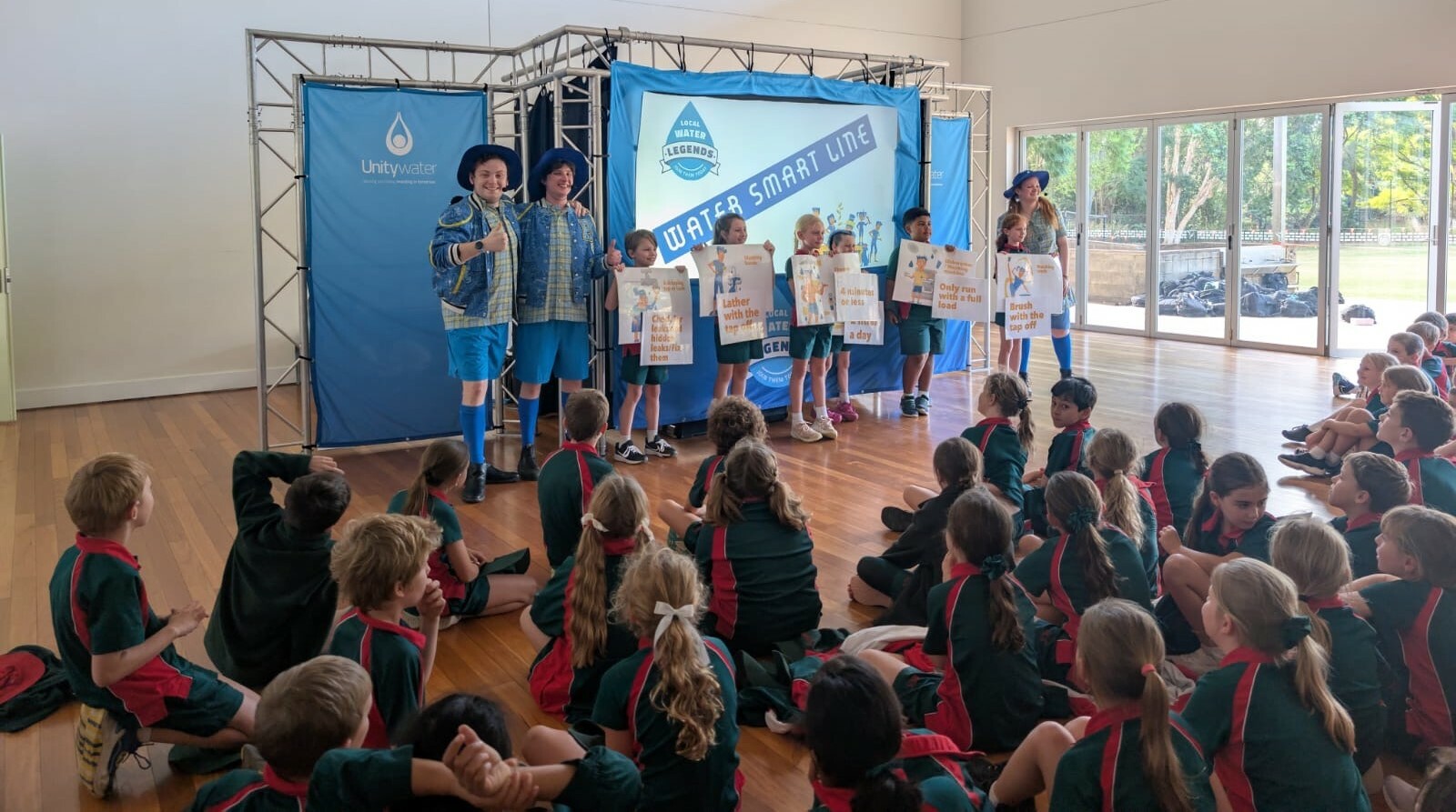 Unitywater's classroom message