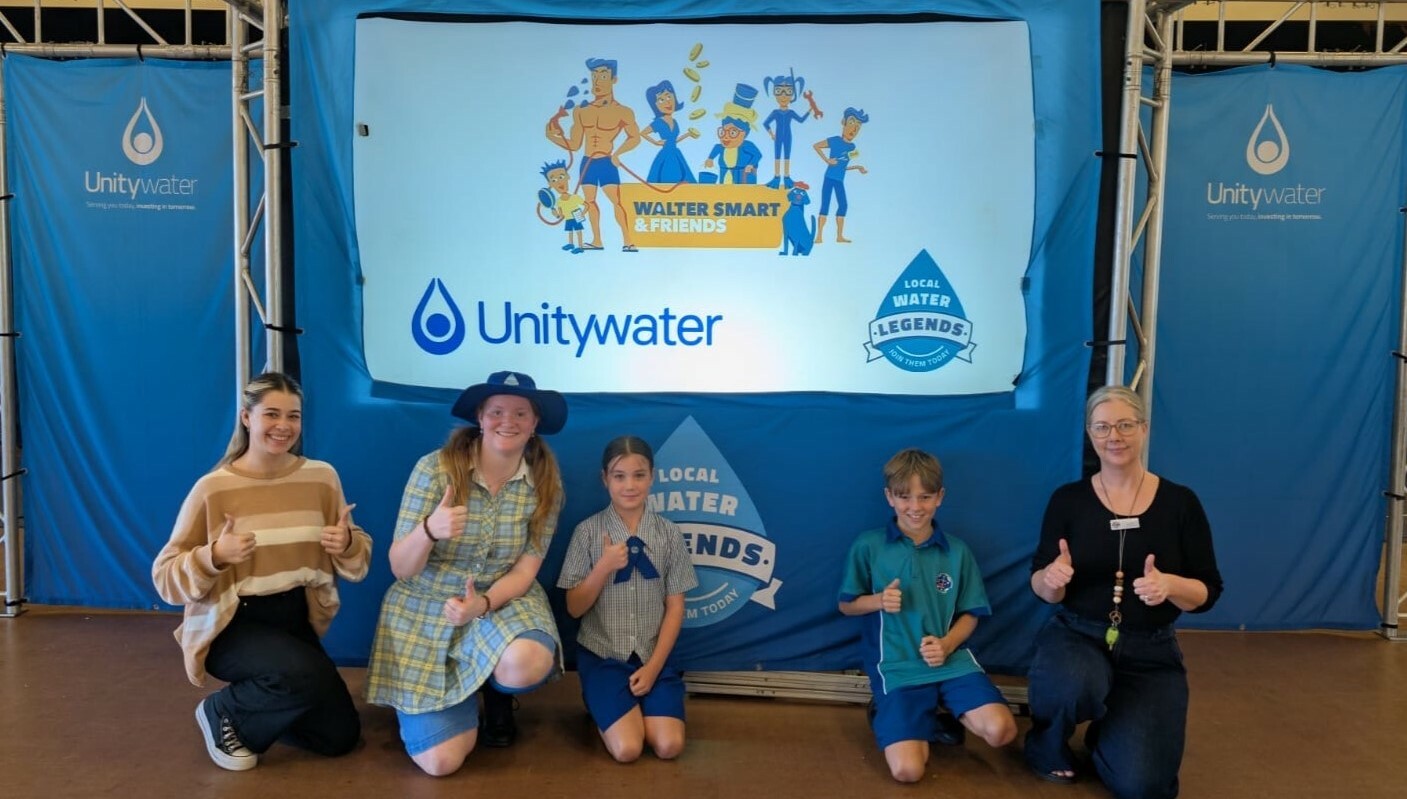 Unitywater's classroom message