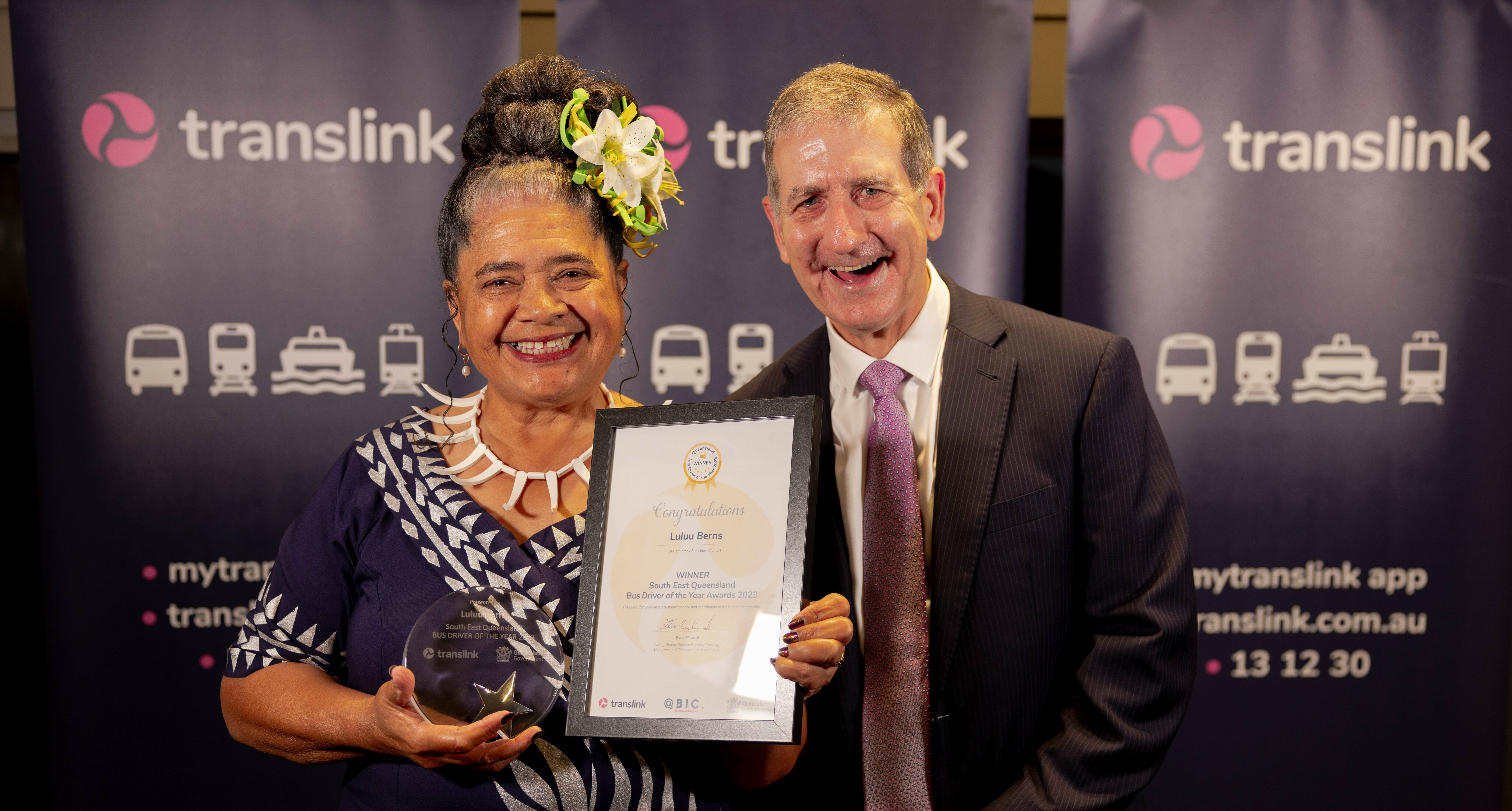 Much-loved bus driver a winner