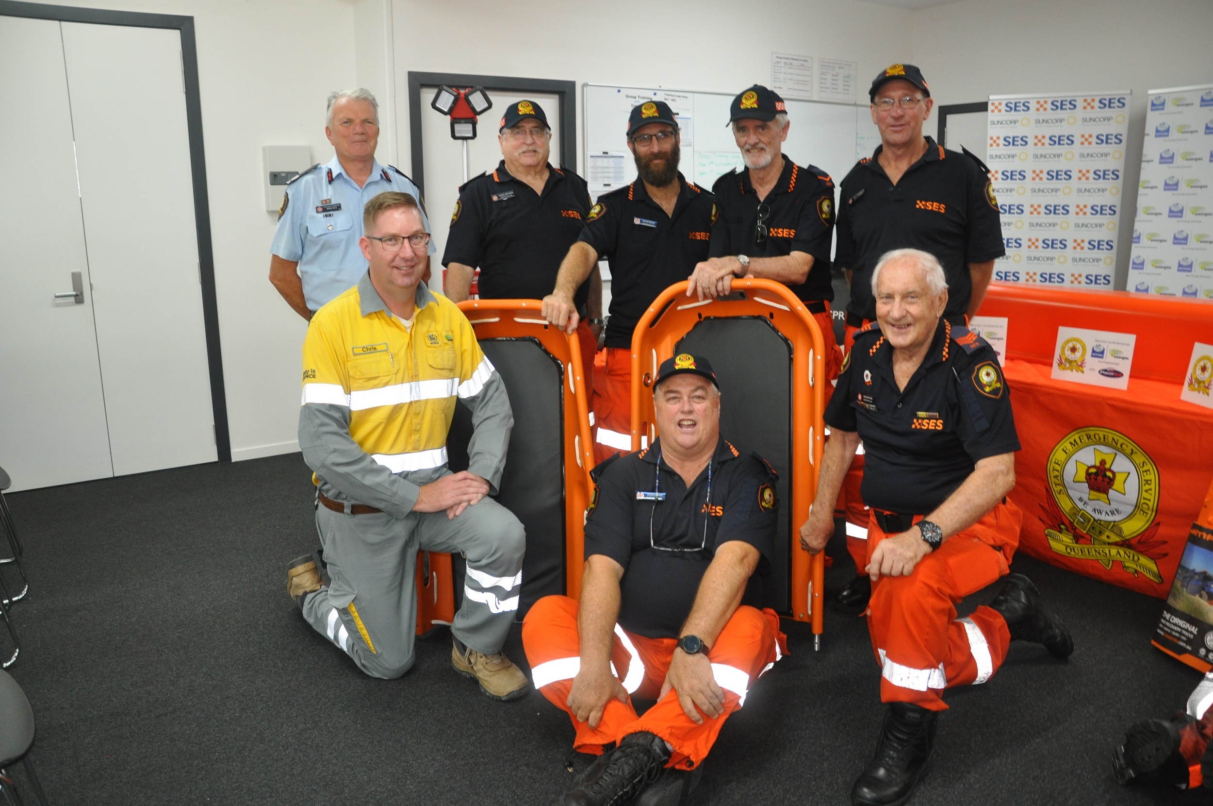 Vital equipment delivery for SES units