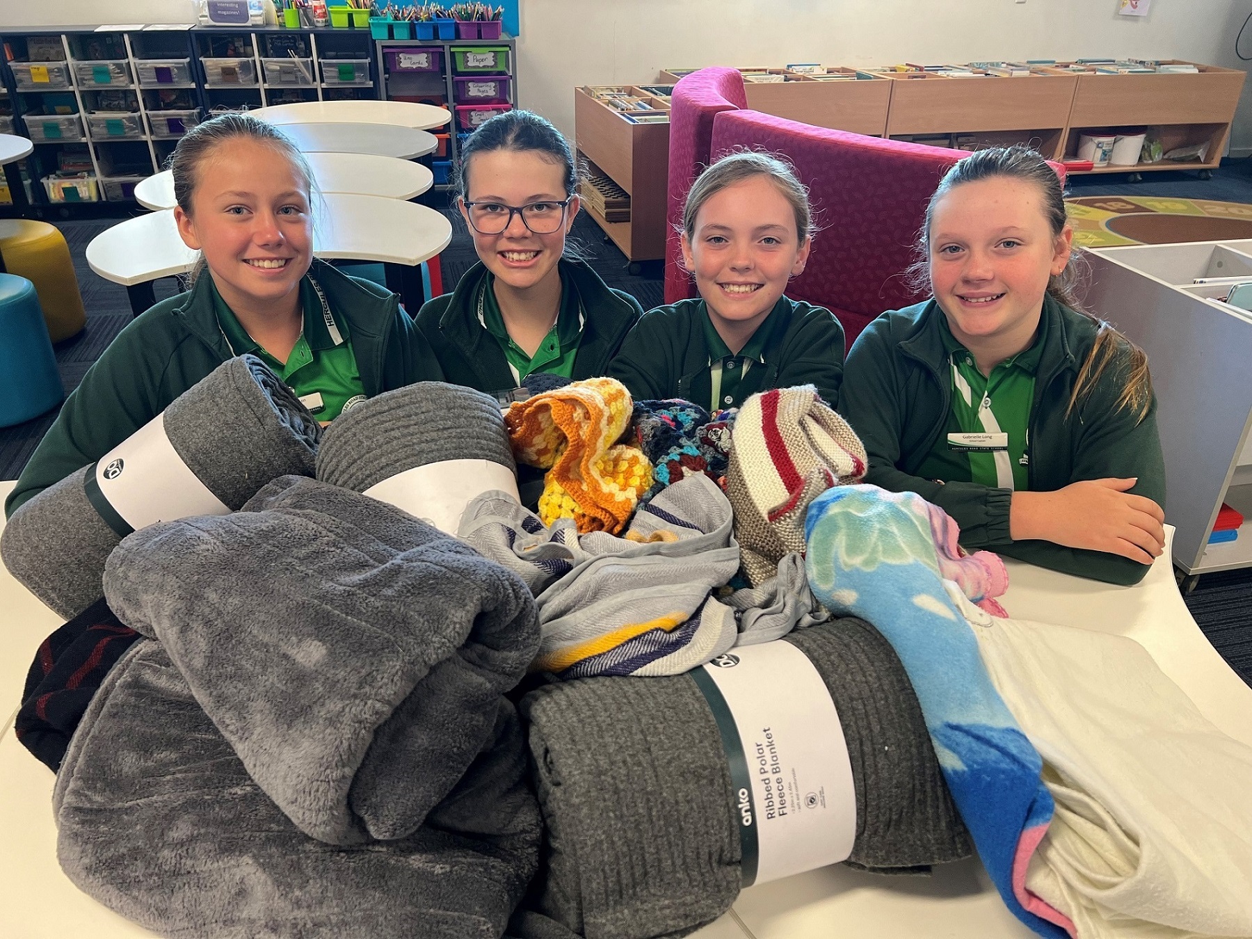 Blanket drive delivers winter warmth