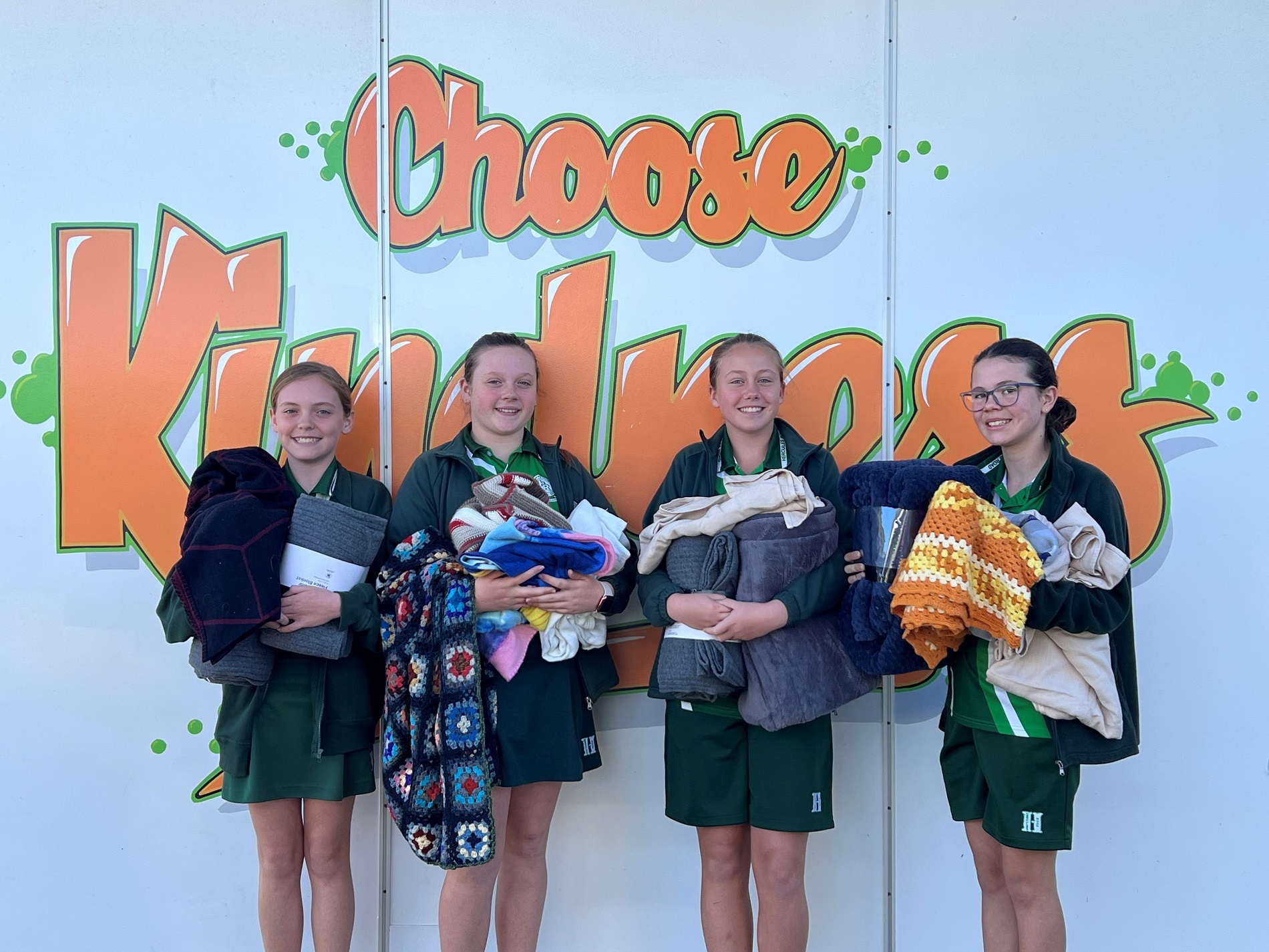 Blanket drive delivers winter warmth