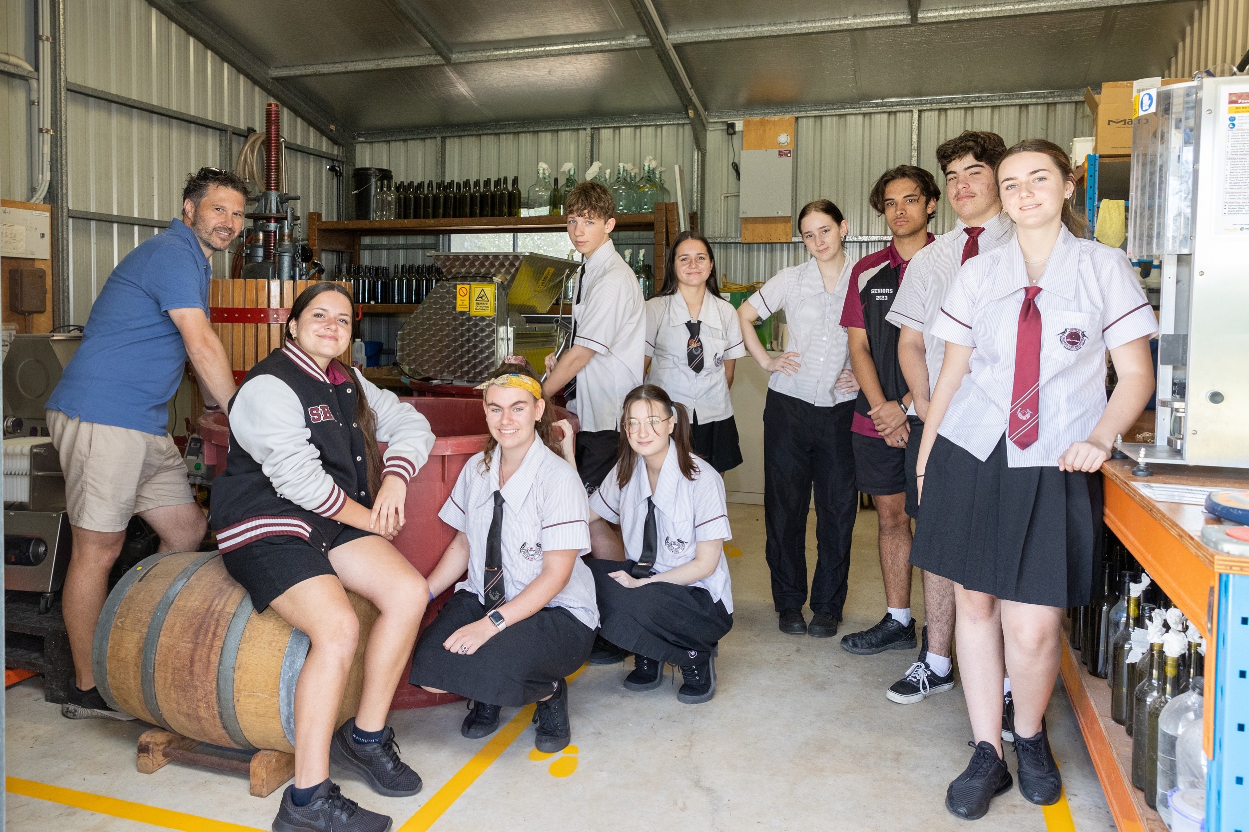 Student wine makers shine