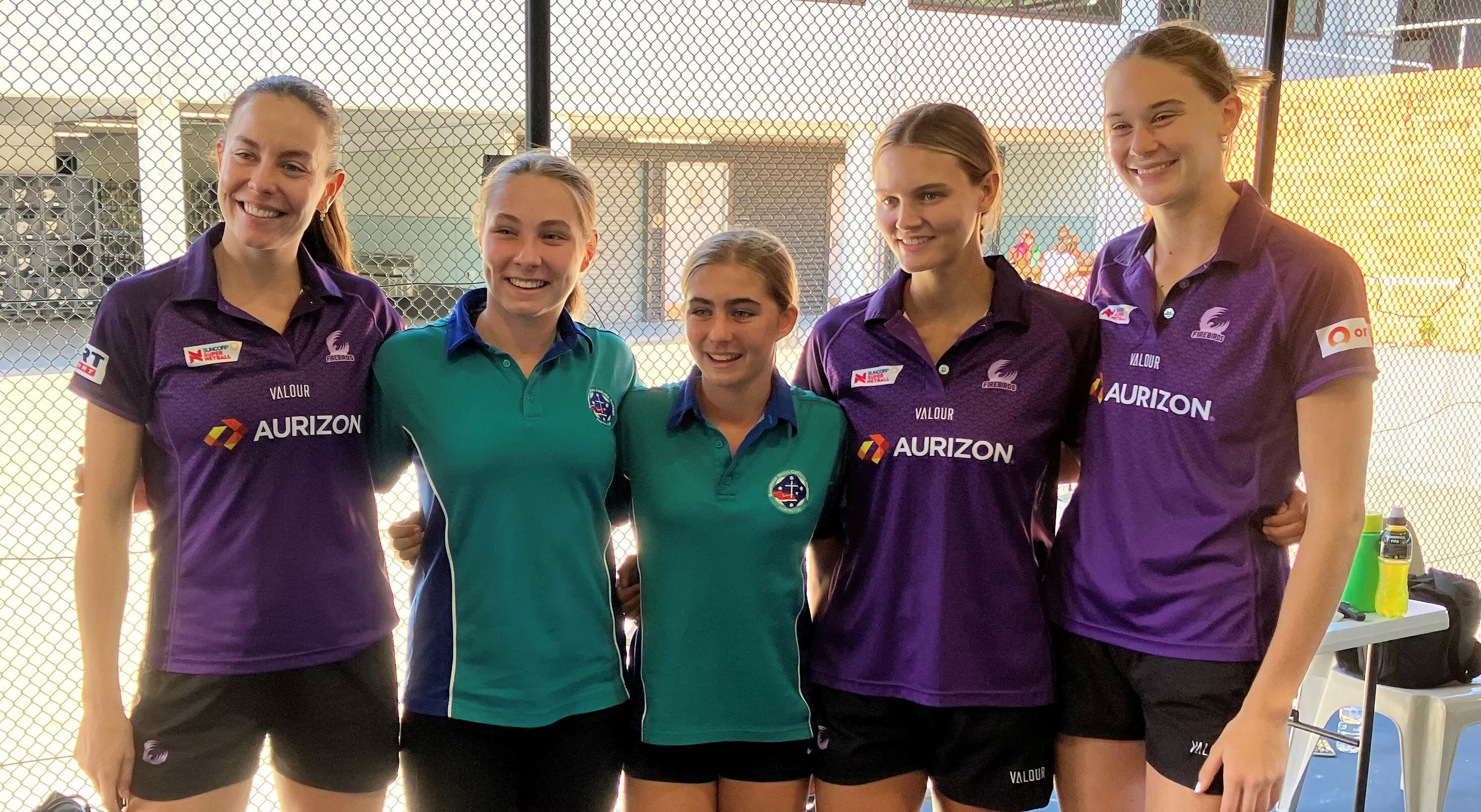 Firebirds stars go back to school