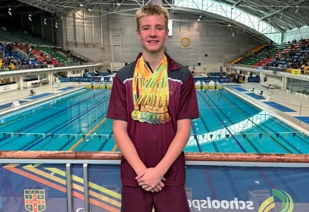 Grace celebrating 14-medal haul