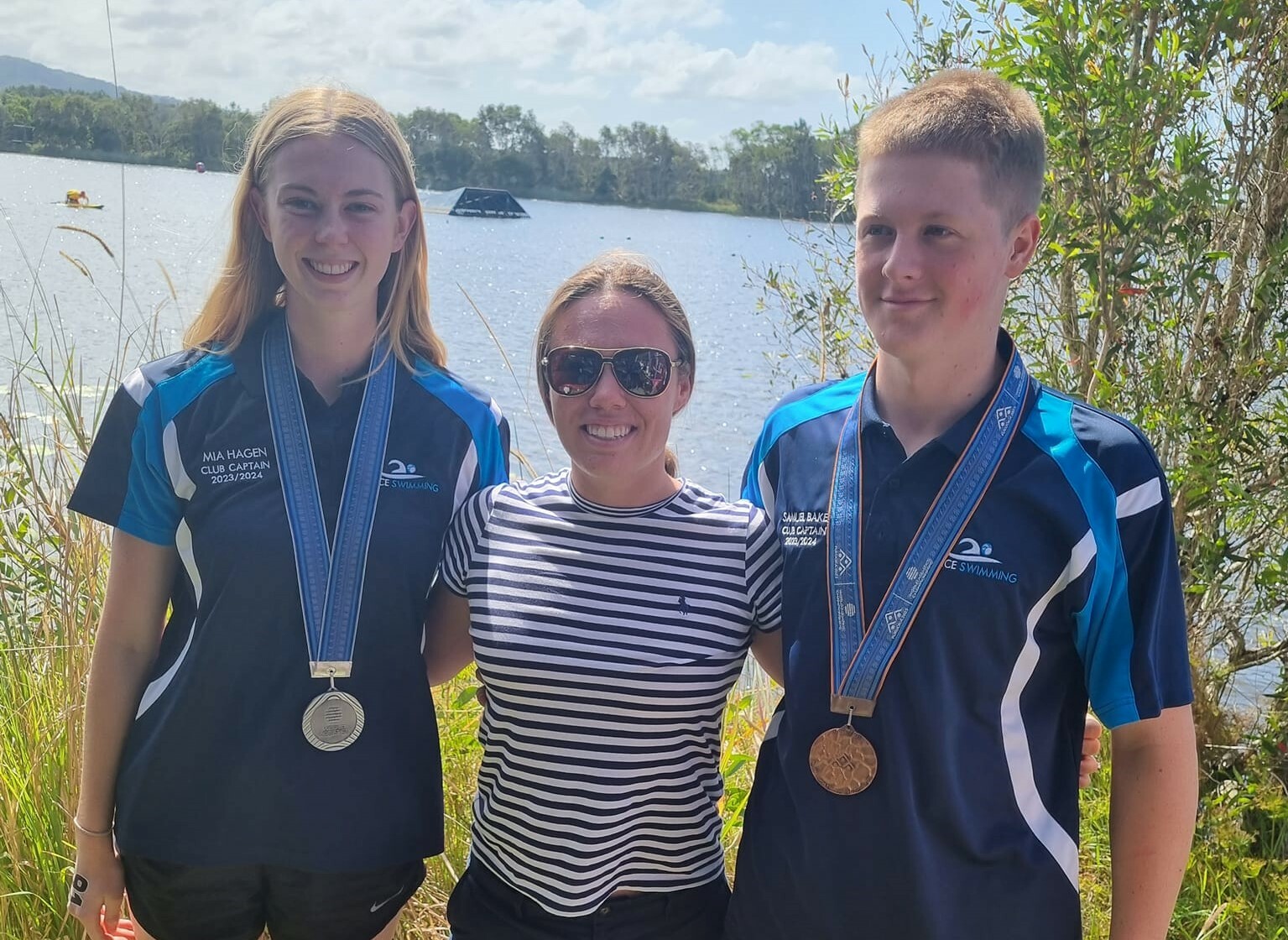 Grace celebrating 14-medal haul