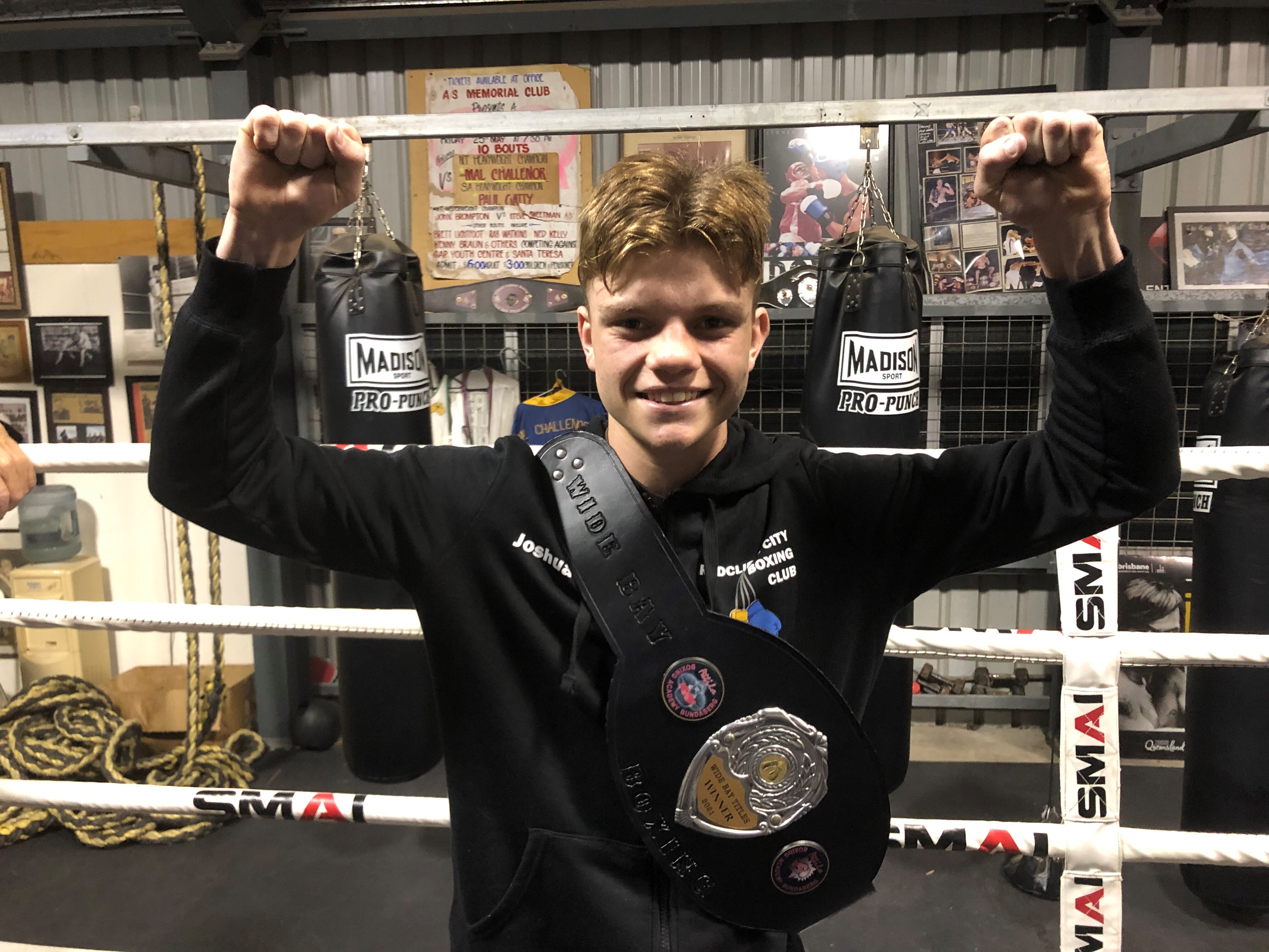 Josh targets Golden Glove after first belt