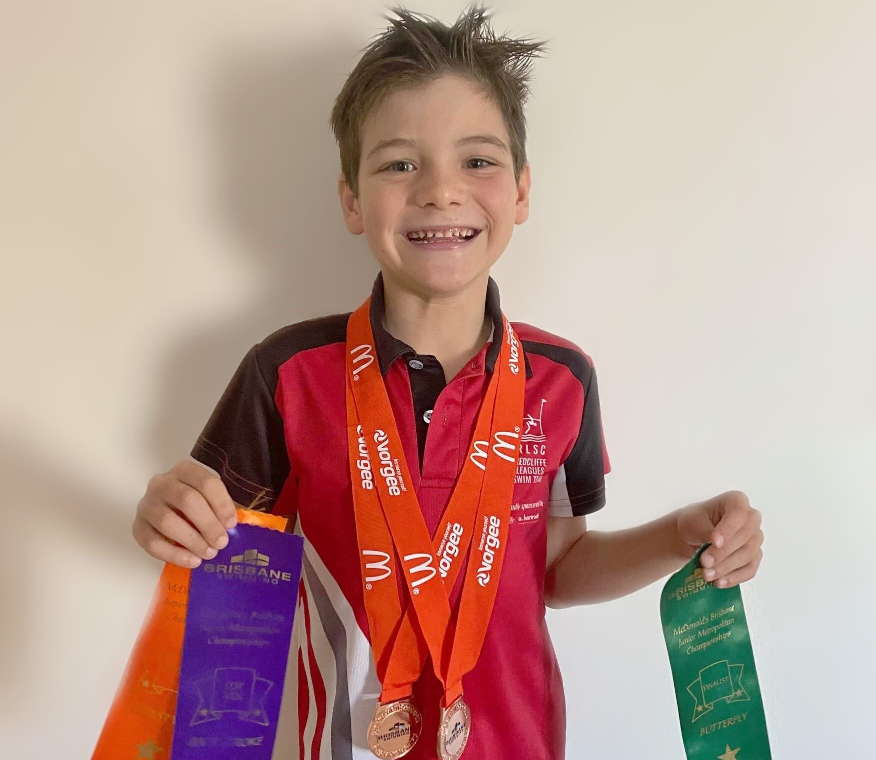 Medals at junior finale