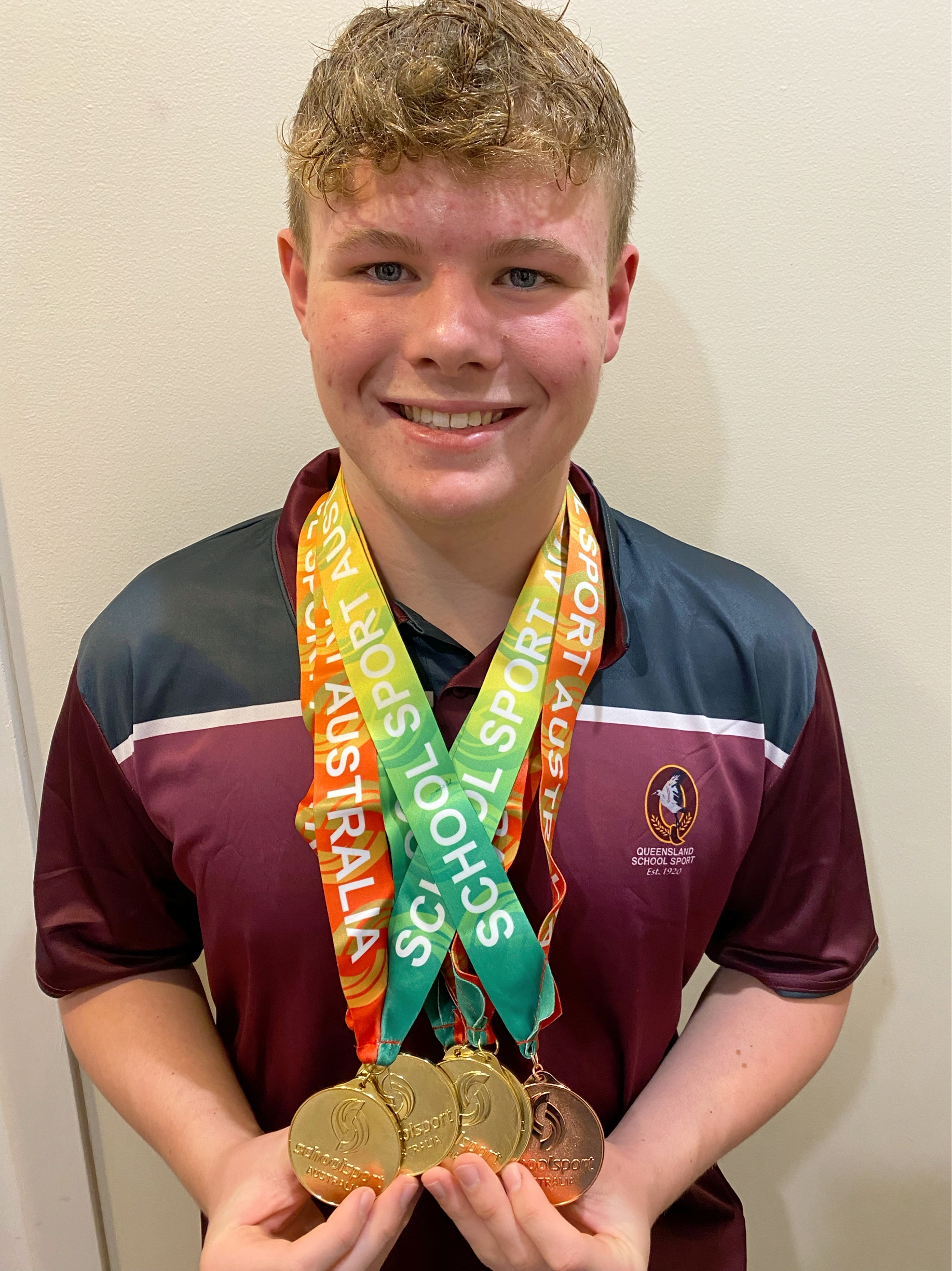 Four-some Pope leads gold rush