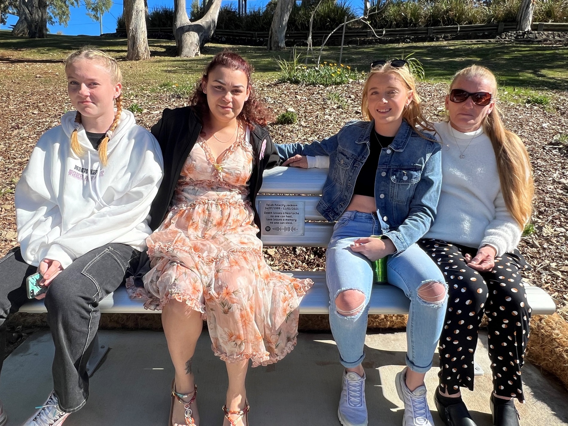 Family unveils new plaque for Talah