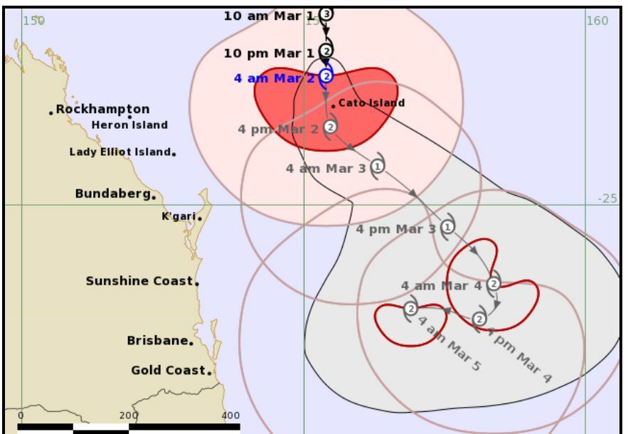 Tropical Cyclone Alfred ‘likely’ to turn towards coast